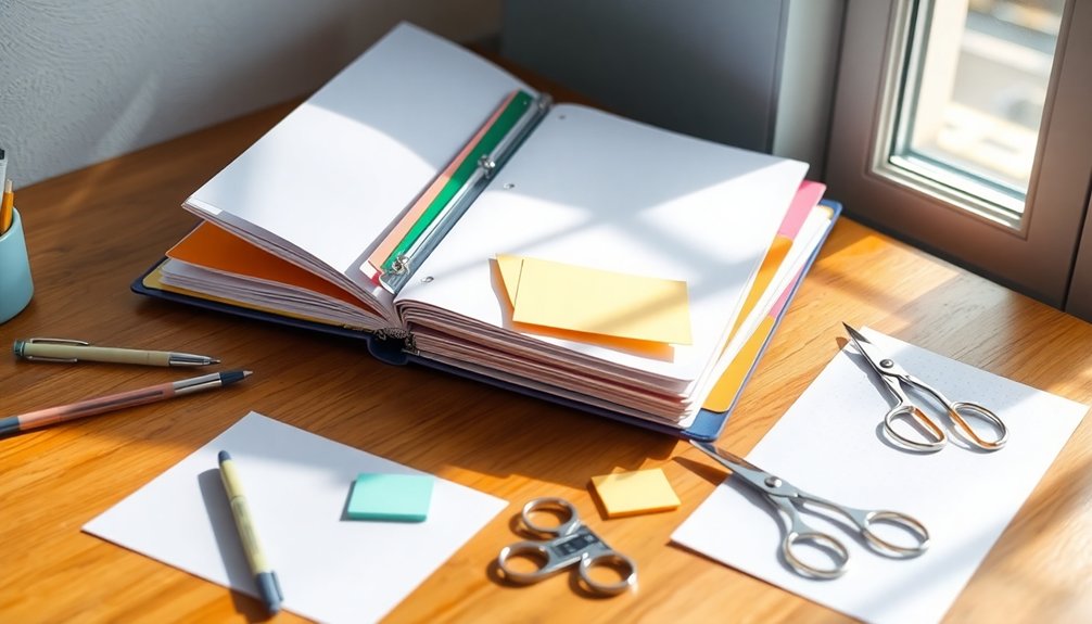 How to Make a Binder for Home Organization or School - Ozaclean